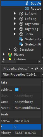 Bodyvelocity Not Applying Any Velocity Scripting Support Developer