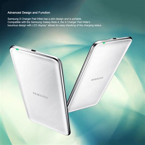 Samsung Wireless Charging Pad Wide S Charger White