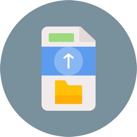 Premium Vector Upload File Vector Illustration Style