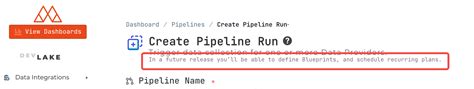 Remove The Line Under Create Pipeline Run · Issue 1608 · Apache