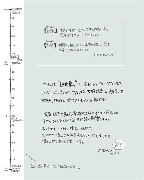 漫画「娘の断乳記録①」まとめ