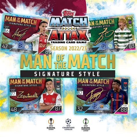 Man Of The Match Signature Style Topps Match Attax 202223 424
