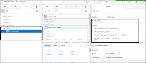 how to refresh static region data in oracle apex ontoor blogs