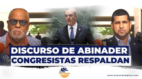 Congresistas Respaldan Discurso De Abinader ONU Debe Actuar De Inmediato YouTube