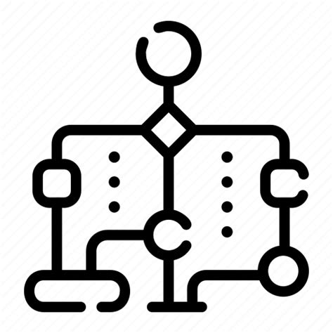 Workflow Work Schema Schemas Flux Steps Process Icon Download