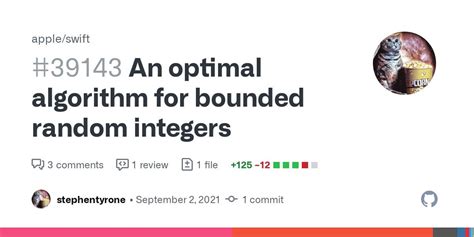 An Optimal Algorithm For Bounded Random Integers By Stephentyrone
