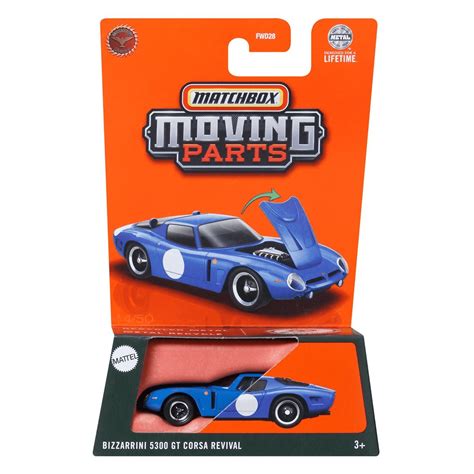 Matchbox Bizzarrini 5300 Gt Corsa Revival 2025 Moving Parts Series