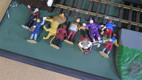 Railroad Station In Plexiglass W Transformer Station House Rail Crossing Etc