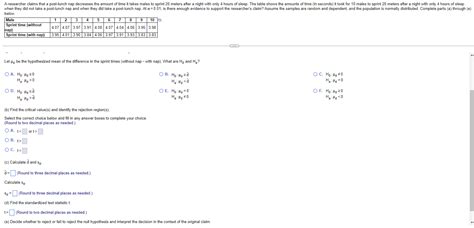 Solved Below Let μd ﻿be The Hypothesized Mean Of The