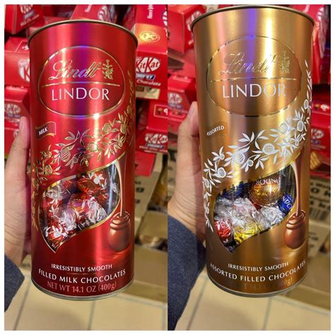 Lindt Lindor Assorted Filled Dark Chocolate 400g Shopee Malaysia