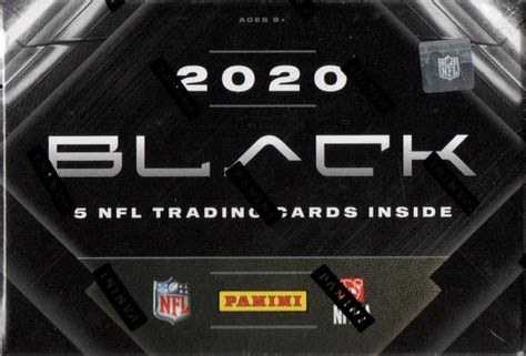 Nfl 2020 Panini Black Football Trading Card Journal