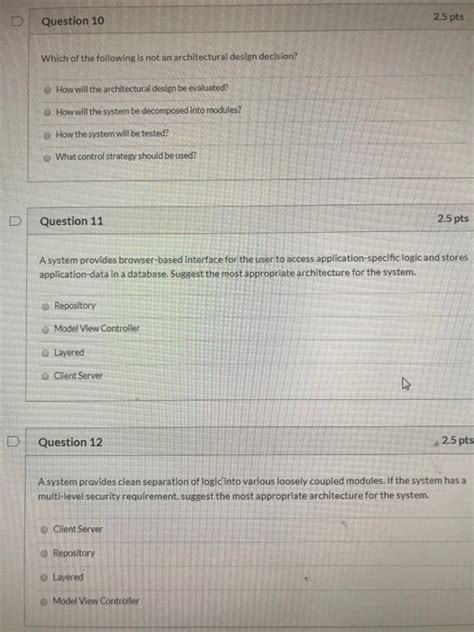 Solved D Question 10 2 5 Pts Which Of The Following Is Not Chegg