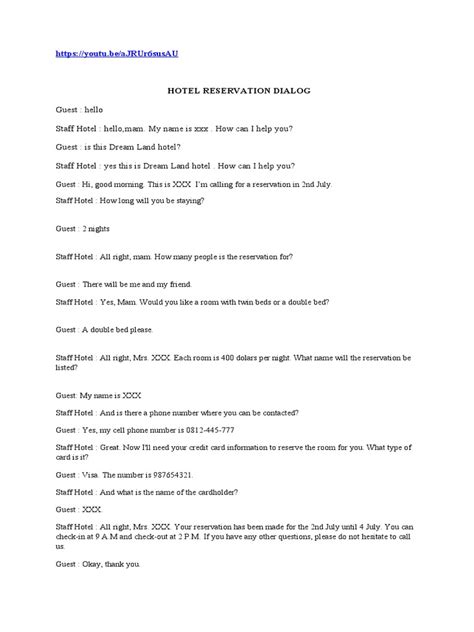 Bih Video Assignment Pdf Hotel Service Industries