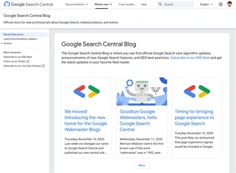 Google Webmaster Blogs Has Moved