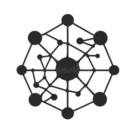 Geometric Network Structure With Interconnected Nodes And Central Hub