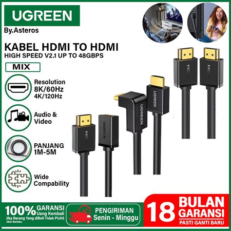 Jual Ugreen Kabel Hdmi To Hdmi Ultra Hd 4k 8k Ugreen Kabel Hdmi To Vga