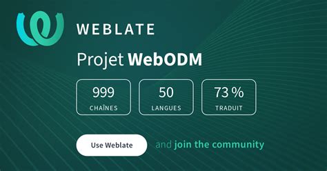 Webodm French Hosted Weblate