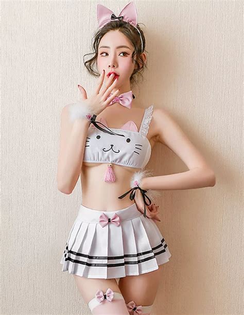 Catwoman Costume Womens Cosplay Pleated Skirt Minx London