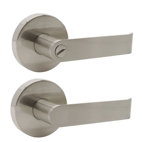 Fashion Heavy Duty Door Handles Brushed Nickel Privacypassage Door Lo