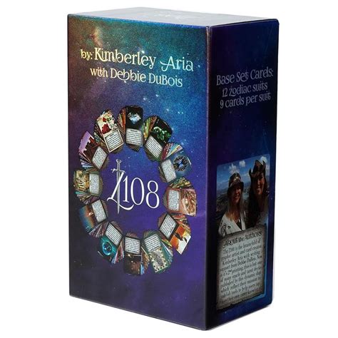 The In2it Zodiac 12 7cm 108 Oracle Deck W Keywords 132 Oracle Cards Based Astrology Numerology