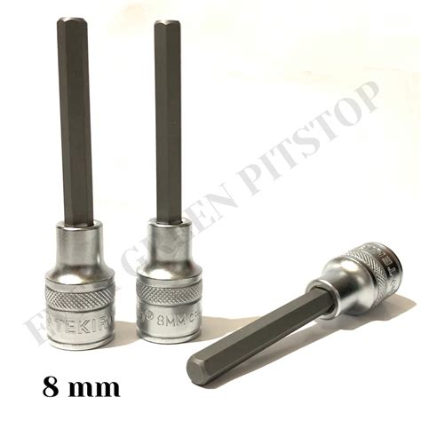 Jual Tekiro Kunci Sok L Panjang 8mm 1 2” Hex Bit Socket Long Type 8 Mm