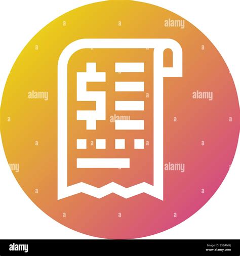 Bill Vector Icon Design Illustration Stock Vector Image And Art Alamy