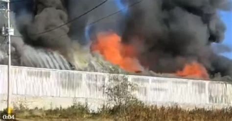 Se Incendia Bodega De Xoloc Edomex Así Fue El Impactante Momento