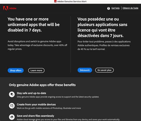 Does Anyone Know How To Bypass These Adobe Alerts I Havent Had Any Issues For 3 Years On My