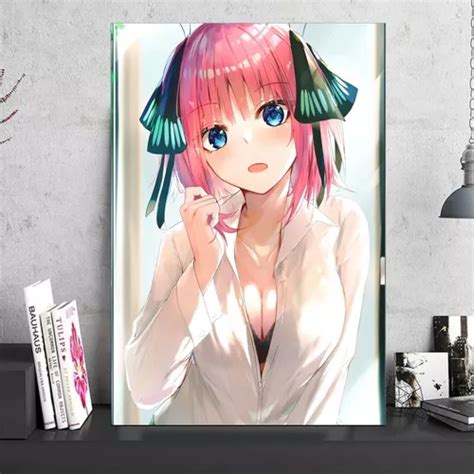 Cuadro Decorativo Anime Quintillizas Nino Nakano Único 40x60 Meses