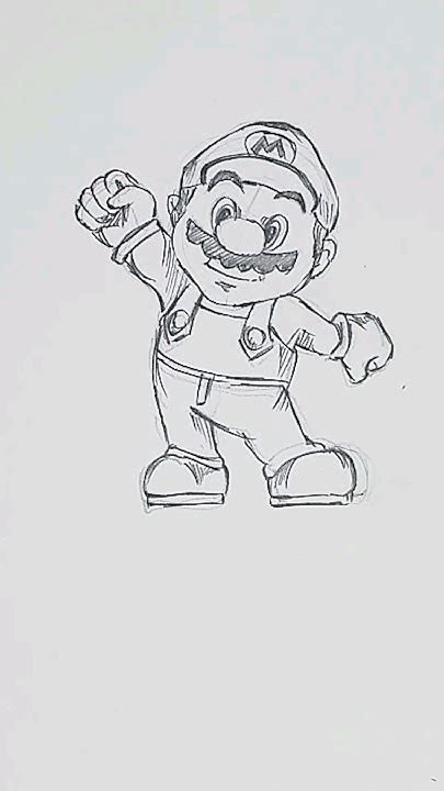 슈퍼 마리오 그림그리기 드로잉 Youtube