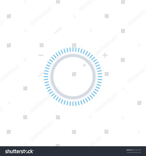 Control Knob Regulator Vector Illustration Stock Vector 687181576 Shutterstock