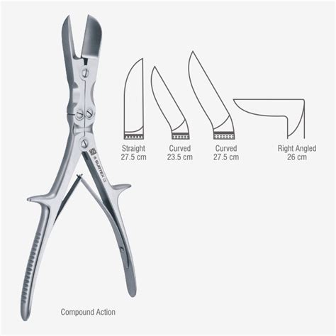 SURTEX Stille Liston Bone Cutting Forceps Sharp Jaws