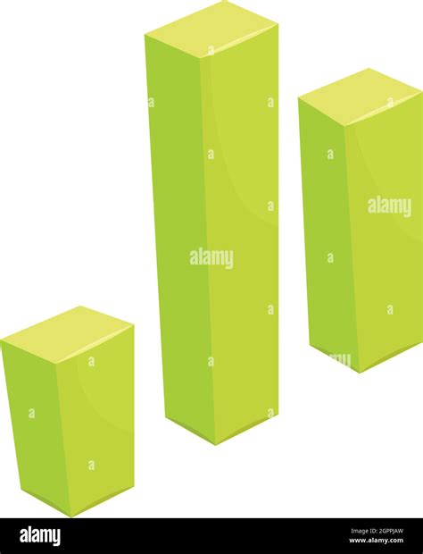 Green Grraph Icon Cartoon Style Stock Vector Image And Art Alamy