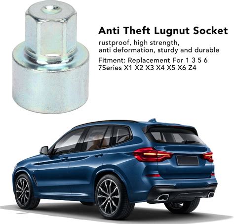 Mayujiaase Anti Theft Lugnut Socket Hub Wheel Lock Key Anti Theft