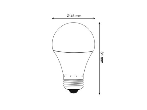 Bombilla LED E27 esférica G45 220º 5W LEDBOX
