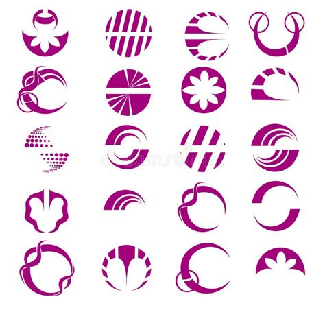 Graphical Elements Set Stock Vector Illustration Of Pink 13533354