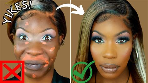 AFFORDABLE DRUGSTORE MAKEUP TRANSFORMATION WOC BEGINNER FRIENDLY