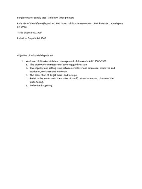 Banglore Water Supply Case Pdf