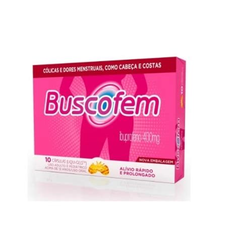 Comprar Buscofem 400mg Caixa Com 10 Cápsulas Moles Cr