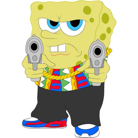 Gangster Spongebob Meme 90s Thug Cartoon Drip Meme Inspire Uplift
