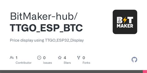 Github Bitmaker Hubttgoespbtc Price Display Using Ttgoesp32display