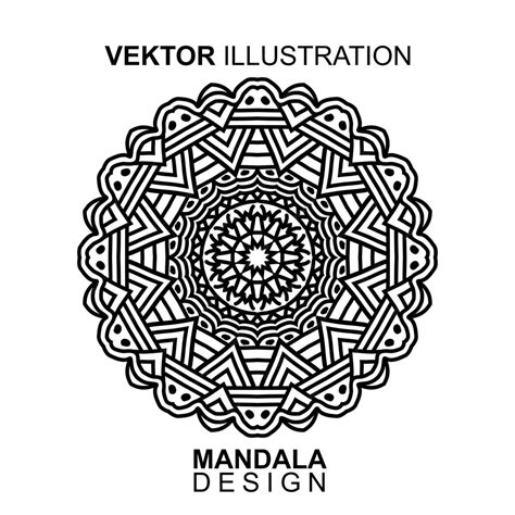 Premium Vector Mandala Pattern Vector Vector Illustration