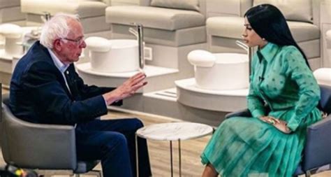 Cardi B Releases Clip Of Sit Down With Bernie Sanders To Talk Raising