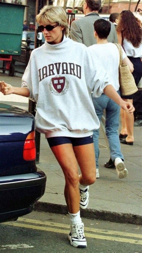 Princess Diana 80s Simple Outfits Tennis Clothes Sporty Outfits