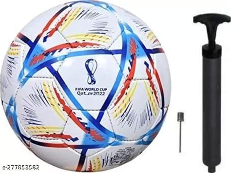 Qatar World Cup Football With Pump Size For Outdoor Football Size Pack Of Color