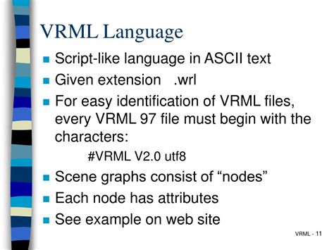 ppt virtual reality modeling language vrml powerpoint presentation