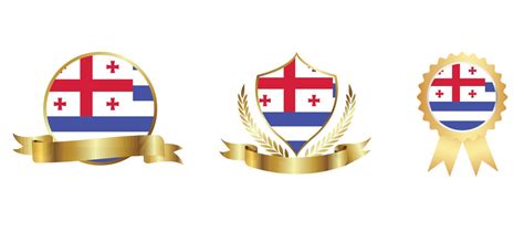 Ajaria Flag Icon Web Icon Set Icons Collection Flat Simple Vector