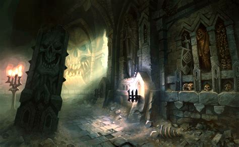 Dungeon Entrance Character Art Environment Concept Art