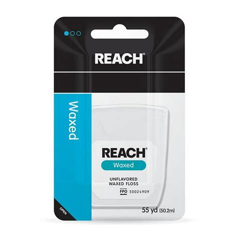 Reach Waxed Dental Floss Unflavored 1 Ea
