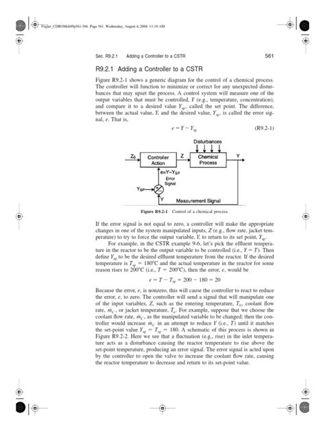 Control Cstr Pdf Control Theory Systems Theory